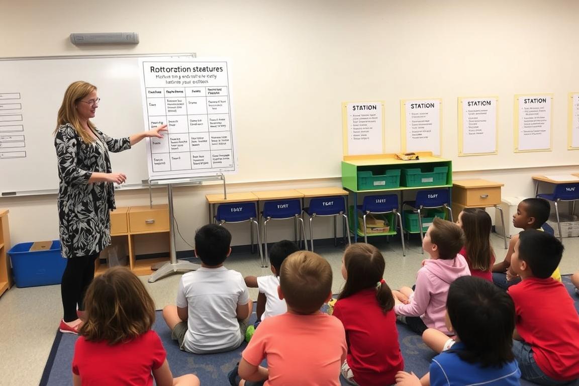 How Learning Stations Enhance Differentiation